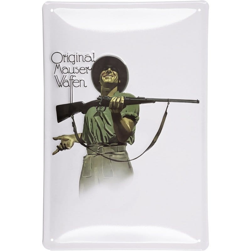 Mauser 98 Blechschild kaufen | LivingActive