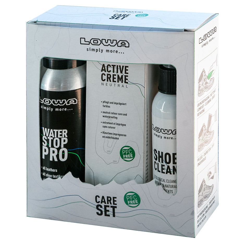 Acheter un kit de nettoyage Lowa Care set neutre | LivingActive.fr