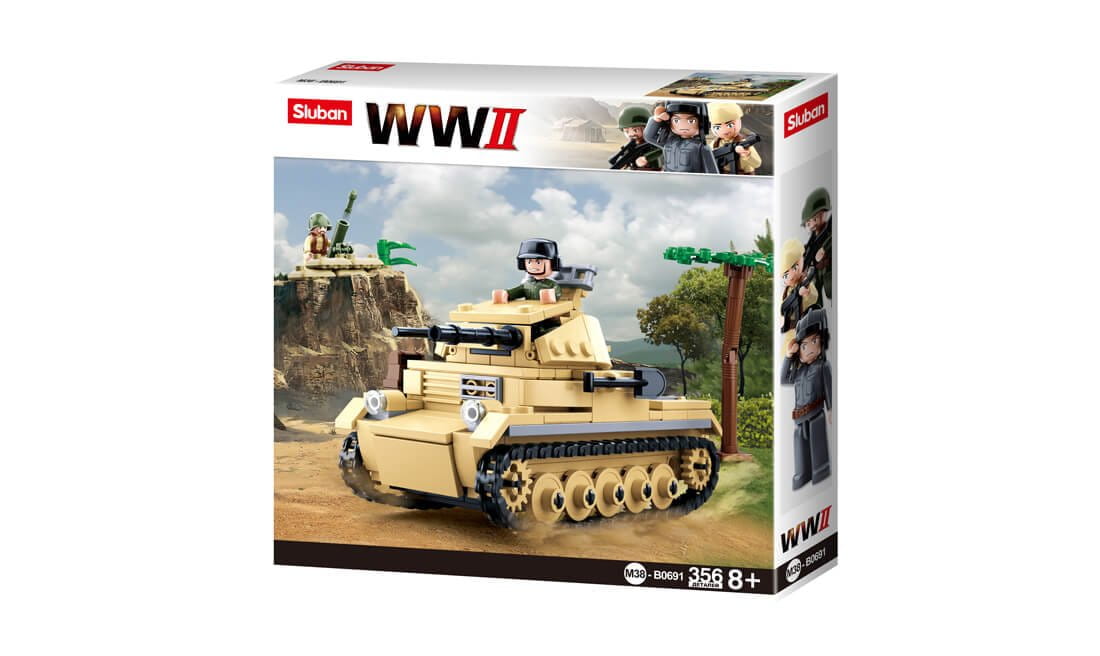 Sluban WWII - deutscher leichter Panzer kaufen | LivingActive