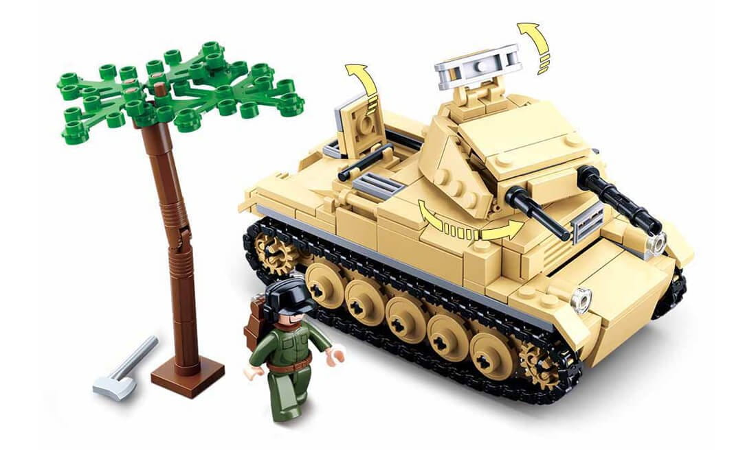 Sluban WWII - deutscher leichter Panzer kaufen | LivingActive