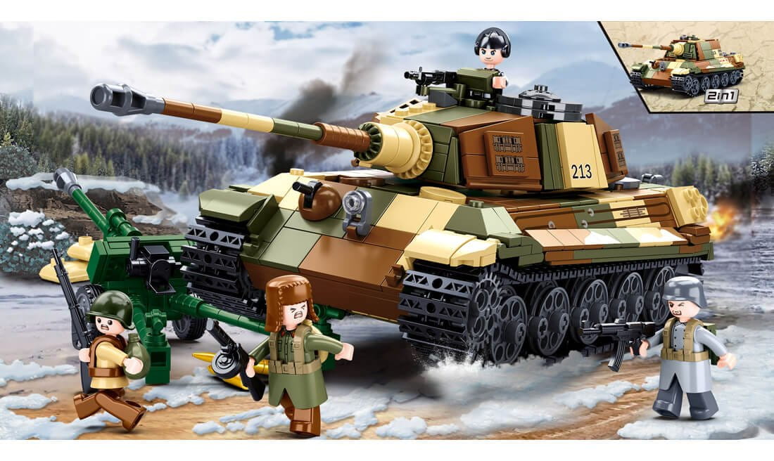 Sluban WWII - Schwerer Deutscher Panzer kaufen | LivingActive