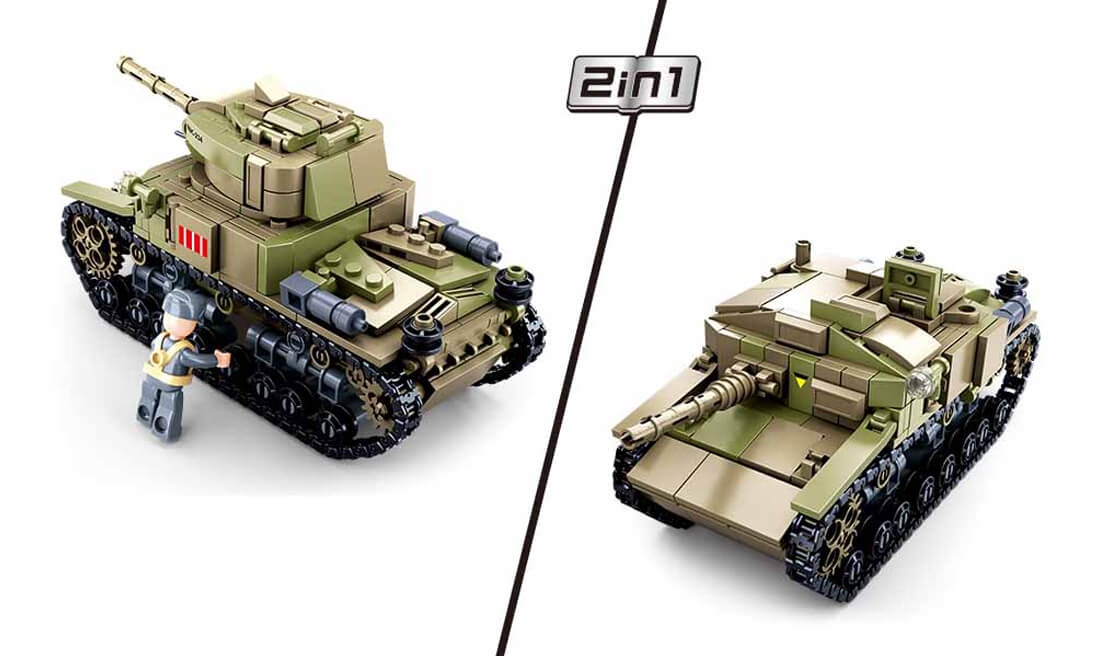 Sluban WWII - Mittlerer Italienischer Panzer M14/41 kaufen | LivingActive